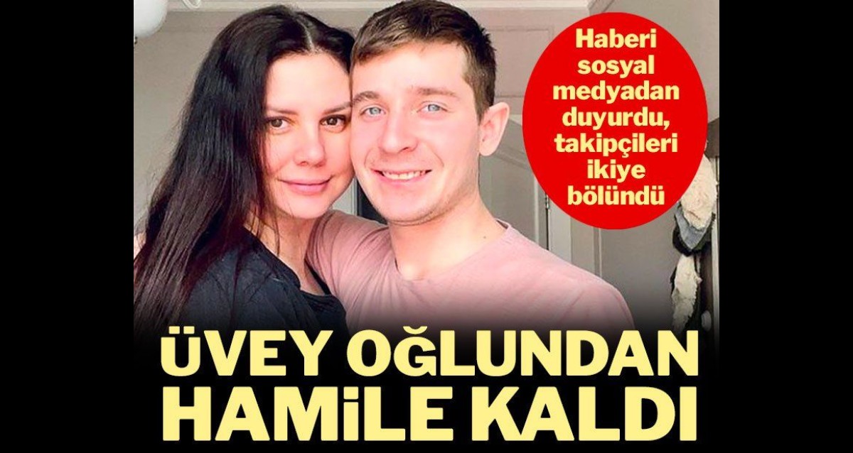 Sosyal medya yıkıldı: Üvey oğlundan hamile kaldı