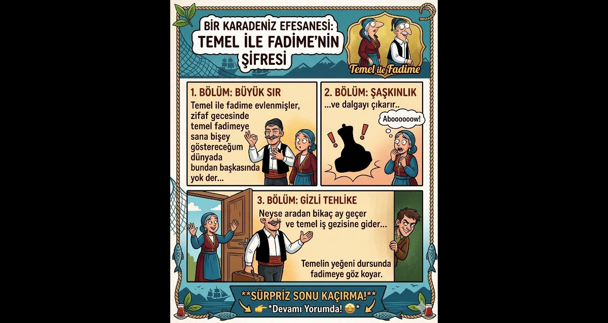 Temel ile fadime evlenmişler, zifaf gecesinde temel fadimeye sana bişey ...